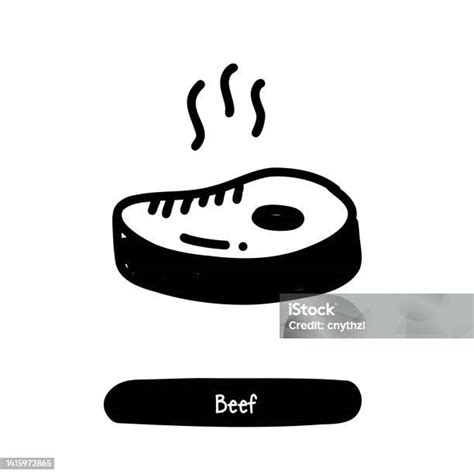 쇠고기 아이콘 트렌디 스타일 벡터 일러스트 레이 션 심볼 0명에 대한 스톡 벡터 아트 및 기타 이미지 0명 개념 검은색 Istock