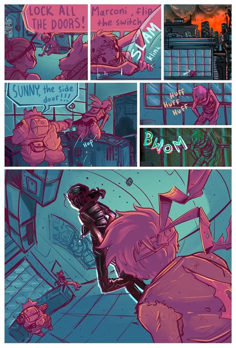 Very First Page Of My First Comic Series Back In 2009 Vs The Last Handful Of Pages From 2022 R