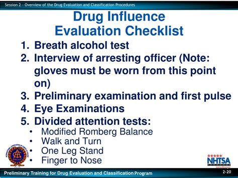 Ppt Drug Evaluation And Classification Procedures 12 Step Process