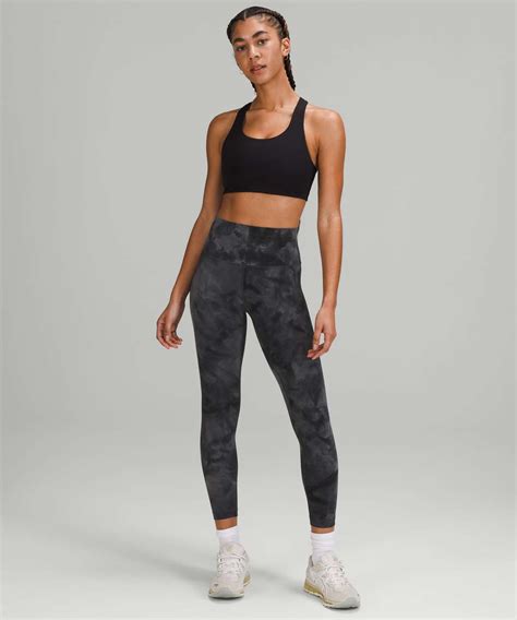 Lululemon Wunder Train High Rise Tight 25 Diamond Dye Pitch Grey Graphite Grey Lulu Fanatics