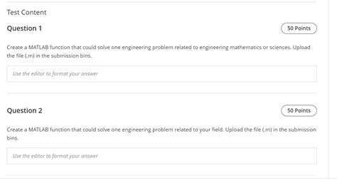 Solved Create A MATLAB Function That Could Solve One Chegg Com