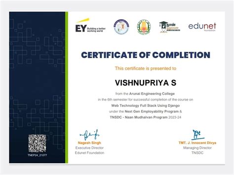 Vishnupriya S On Linkedin Webdevelopment Django Fullstack