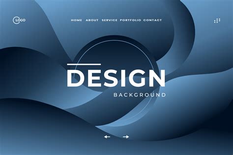 Dynamic Blue Abstract Background Stunning Flat Illustration For Modern Web Projects 36263751