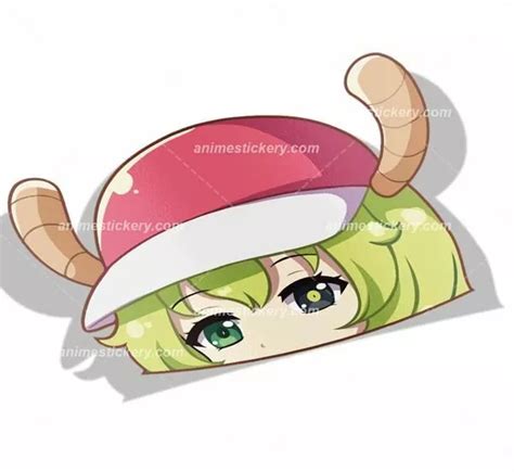 Lucoa Quetzalcoatl Miss Kobayashis Dragon Maid Peeker Anime Aufkleber Für Ca Eur 766