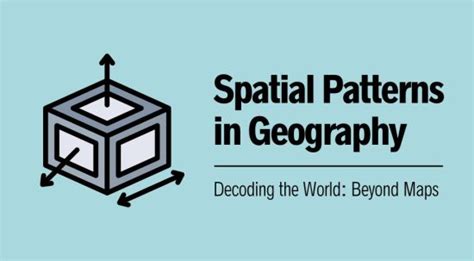 Spatial Patterns In Geography And Gis Gis Geography Spatial Patterns In Geography And Gis Gis Geography