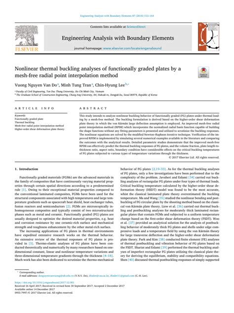 Nonlinear Thermal Buckling Analyses Of Functionally Graded Plates By A Mesh Free Radial Point