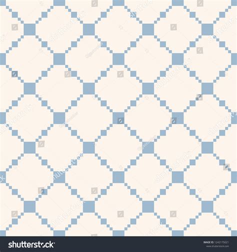 Vector Square Grid Texture Delicate Light Stock Vector Royalty Free 1242175021