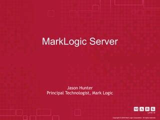 MarkLogic Server NoSQL At ApacheCon PPT