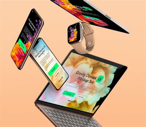 Gravity Psd Devices Ui Mockup Set V2 Pixeden Club
