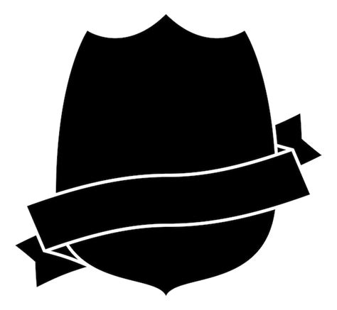 Premium Vector Black Shield Label Vintage Badge Retro Shape