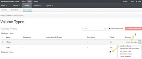 Creating A Volume Type Red Hat Openstack Platform 17 1 With Dell Powerflex Dell Technologies