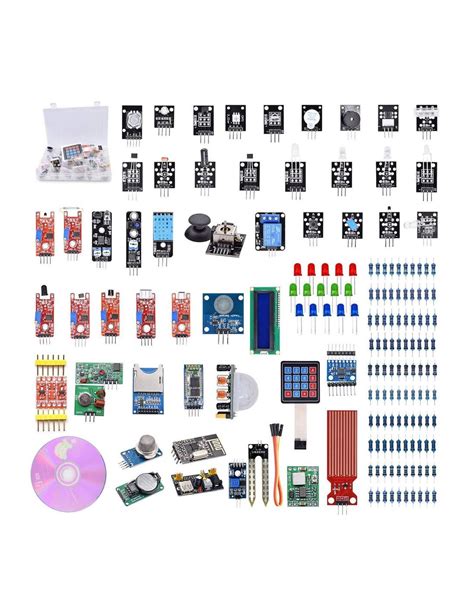 Kit Educacional De 51 Sensores Para Arduino