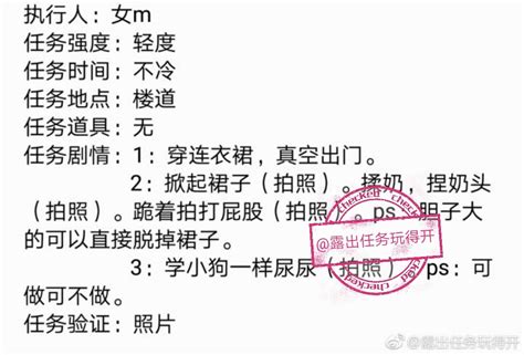 定制露出任务需要的微博私聊我 露出任务玩得 on Tumblr