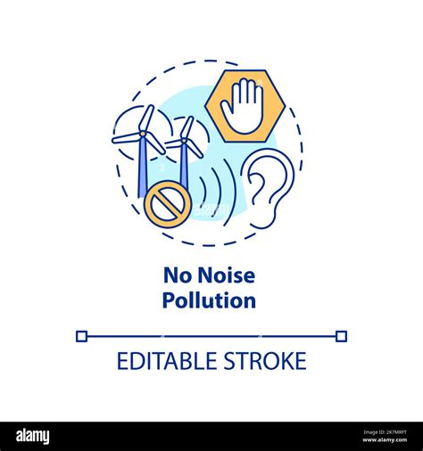 No Noise Pollution Concept Icon Stock Vector Image And Art Alamy