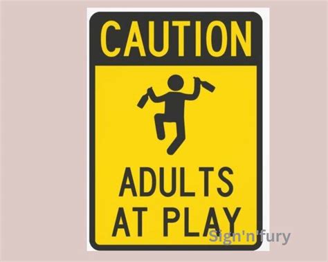 Caution Adult Playing Signage A4 Size Lazada Ph