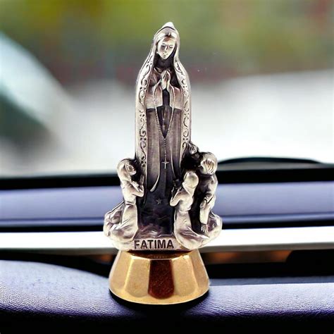 Virgin Mary Fatima Statue Etsy