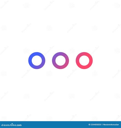 Ellipsis Pixel Perfect Gradient Linear Ui Icon Stock Vector Illustration Of Point Contour