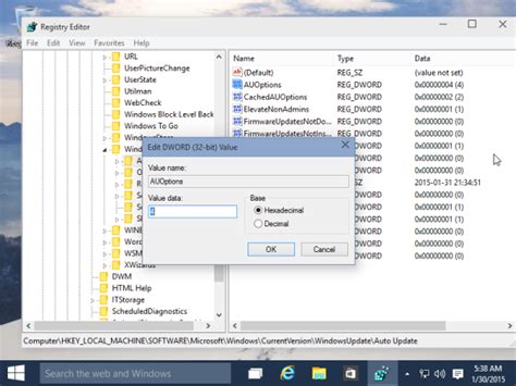 Change Windows Update Settings In Windows 10
