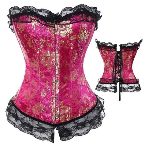 Lace Up Boned Over Bust Bustier Waist Cincher Corsets And Bustiers Plus Size Corset Plus