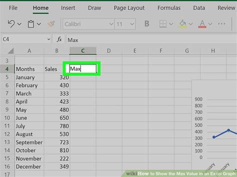 How To Show The Max Value In An Excel Graph 5 Steps