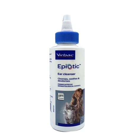 Virbac Epi Otic น้ำยาเช็ดทำความสะอาดหูสุนัขและแมว ขนาด 125ml Exp 15 12 23 Th