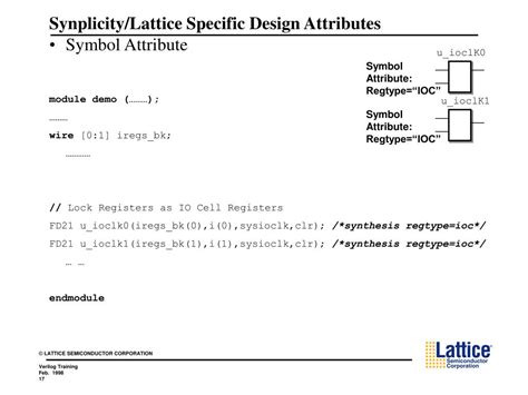 Ppt Lattice Verilog Training Part Ii Jimmy Gao Powerpoint Presentation Id2400235