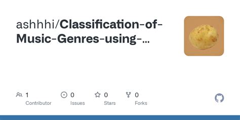 Github Ashhhiclassification Of Music Genres Using Machine Learning