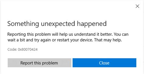 Error 0x80070424 In Windows Update And Microsoft Store Winhelponline