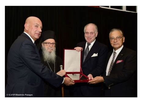 Amb Ronald S Lauder Honored With Damaskinos Award The National Herald