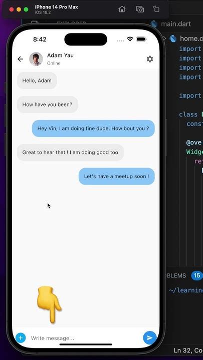 Flutter Chat App Ui Youtubeshorts Shorts Flutter Flutterforbeginners Fluttertutorial Youtube