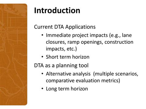 PPT Dynamic Traffic Assignment PowerPoint Presentation Free Download ID