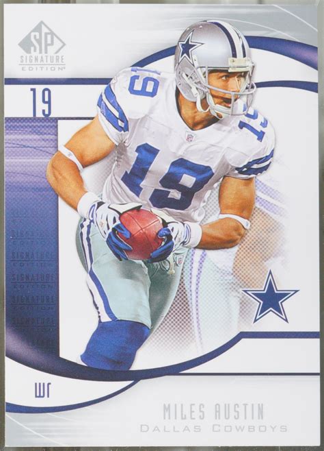 2009 Sp Signature 57 Miles Austin Football Vg Ebay