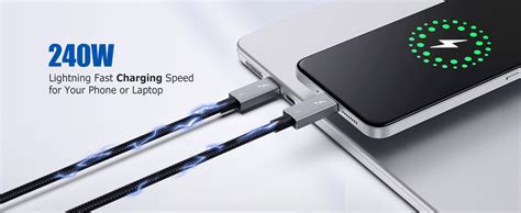 [intel Certified] Cable Matters 80gbps Premium Braided Thunderbolt 5 Cable With Up