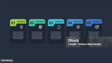 5 단계 옵션 부품 또는 프로세스가있는 인포그래픽을 사각형으로 만듭니다 비즈니스 데이터 시각화 0명에 대한 스톡 벡터 아트 및 기타 이미지 Istock