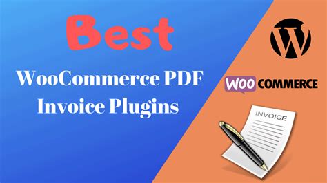 Best Woocommerce Pdf Invoice Plugins Free And Premium
