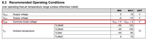 TL How To Decide The Maximum Input Common Mode Voltage Amplifiers Forum Amplifiers TI
