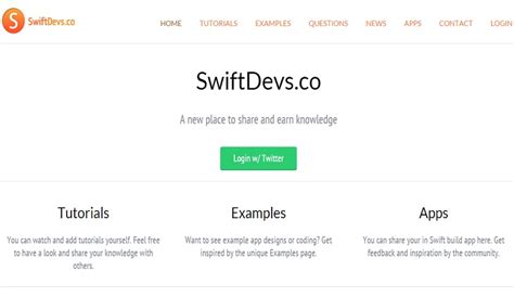 swiftdevs el nuevo sitio donde aprender a programar el lenguaje swift