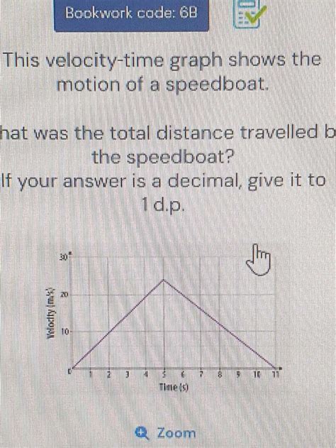 Bookwork Code 6E This Velocity Time Graph StudyX