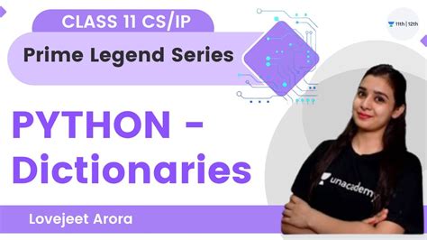 Python Dictionaries Csip Cbse Class 11 Lovejeet Arora