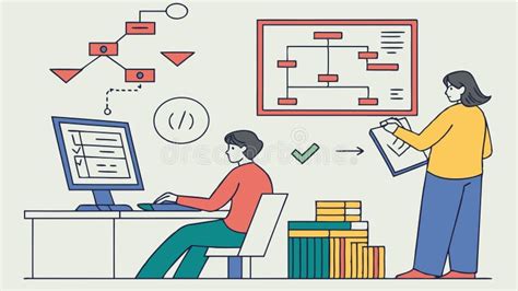 Flowchart Diagram Process Illustration For Business And Workflow Themes Vector Design