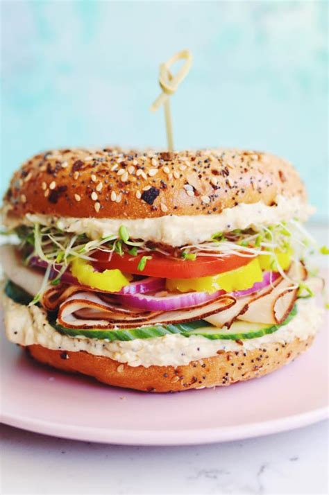 Bagel Turkey Sandwich Avocado
