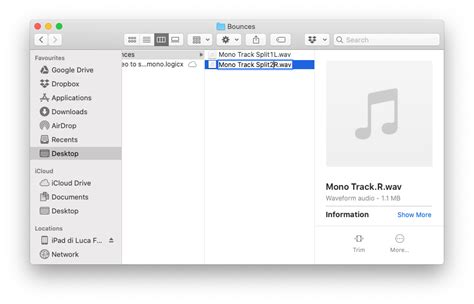 How To Split A Stereo Track Into Two Mono Tracks In Logic Pro X