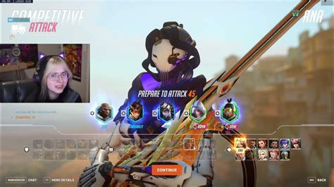 77 Accuracy Aspen Ana Overwatch 2 Season 13 Top 500 Gameplay Youtube