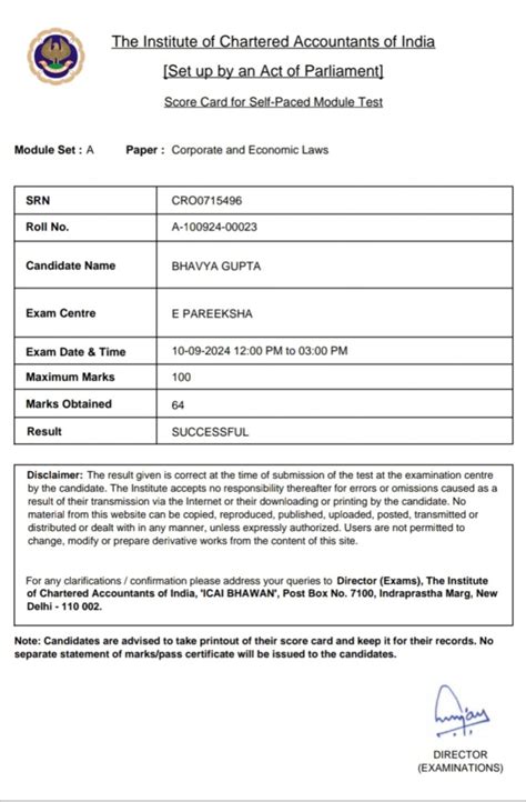 Bhavya Gupta On Linkedin Hi Ca Finalists I Am Pleased To Share That I Have Successfully Passed