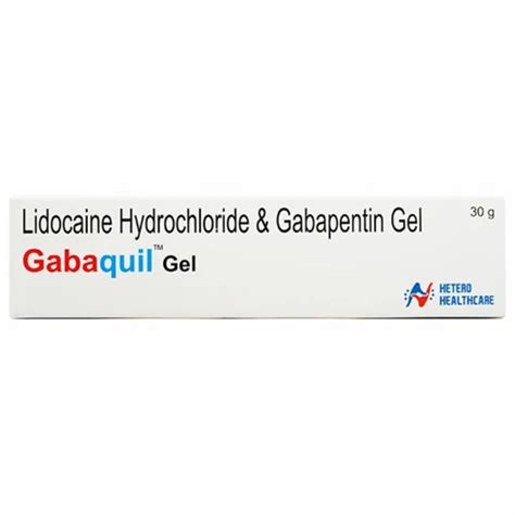 Gabapentin And Lidocaine Hydrochloride Gel At Rs 200tube Lidocaine And Gabapentin Gel In