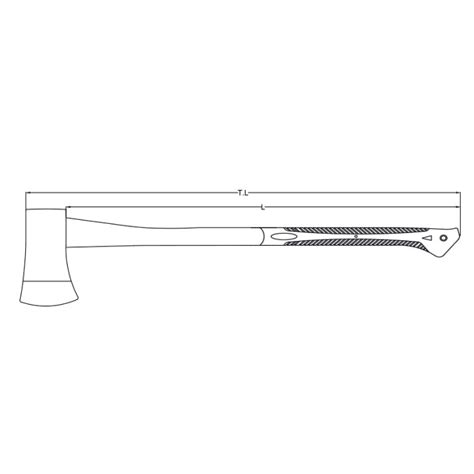 Single Bit Axe With Fiberglass Handle Ob103602