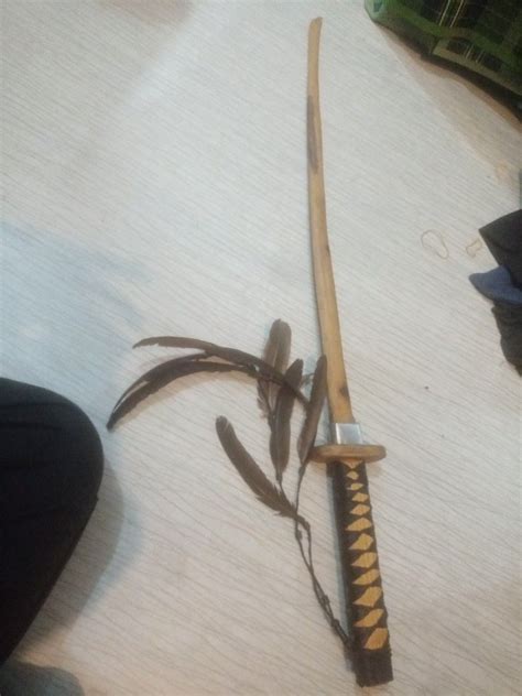 Pedang Kayu Dayak Berkhadam Hobbies And Toys Stationery And Craft Handmade Craft On Carousell