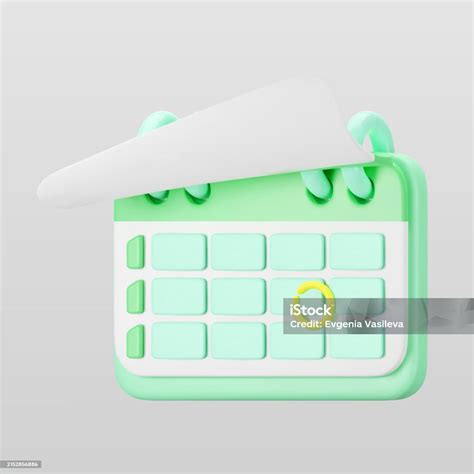 3d 녹색 달력 아이콘 강조 표시된 원 요일 및 페이지 넘기기 날짜를 저장합니다 날짜를 표시하는 주간 일정 플래너의 렌더링 달력 중요한 날 개념입니다 3d 만화 간단한 벡터