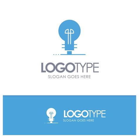 Business Defining Management Product Blue Solid Logo With Place For