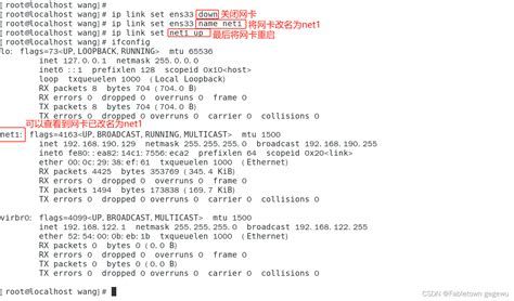 Linux网络配置ifcfg Ens33 Csdn博客